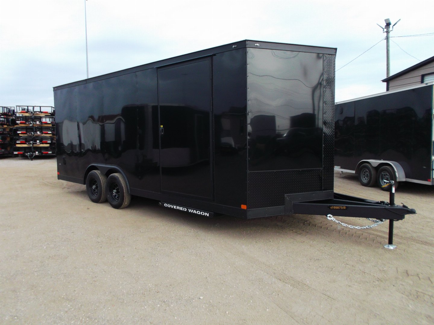 New 2025 COVERED WAGON TRAILERS 8.5x20 Cargo / Enclosed Trailer / Car Hauler / 5200# Axles / 7ft ...